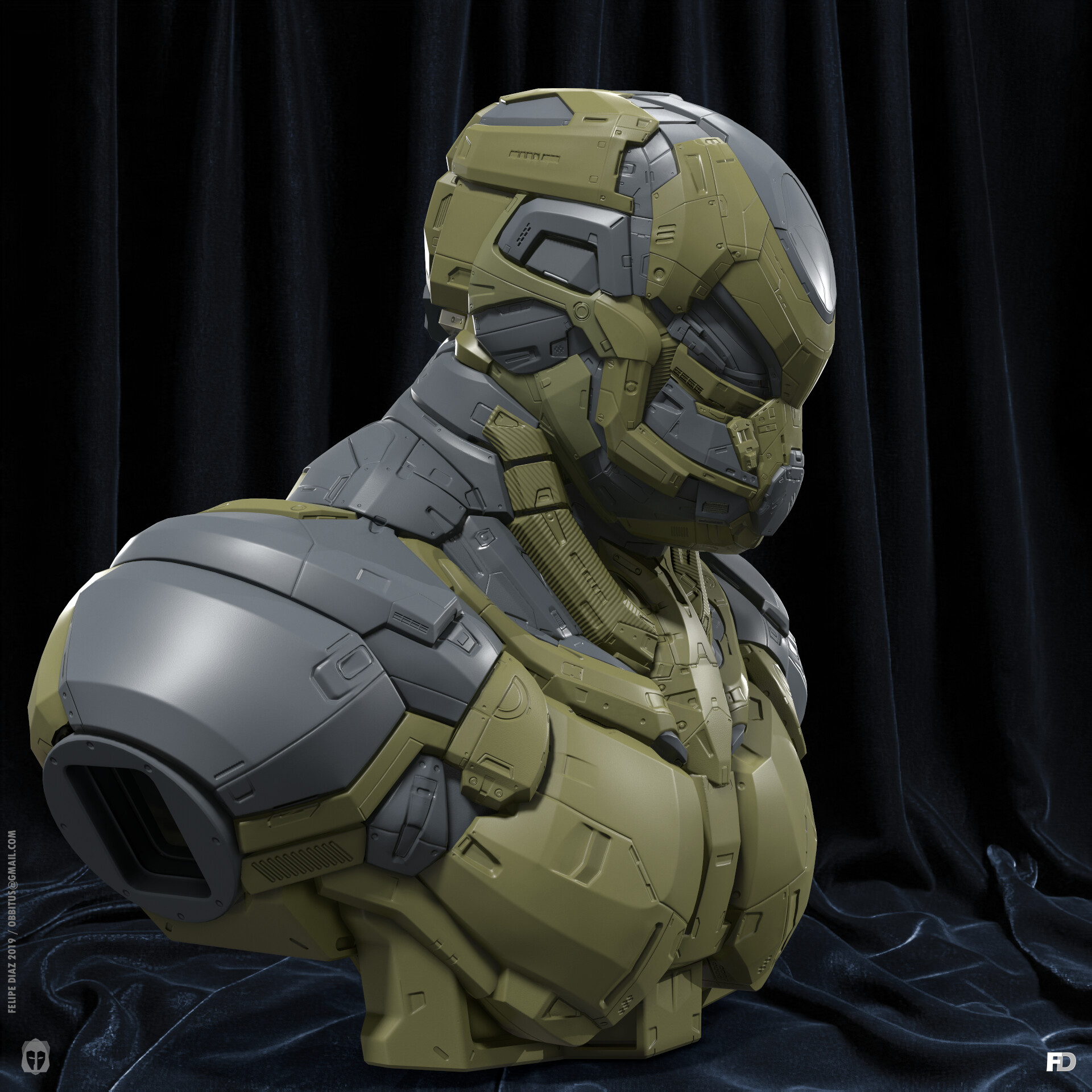 Felipe Diaz - TITAN DARWIN SCULPTURE