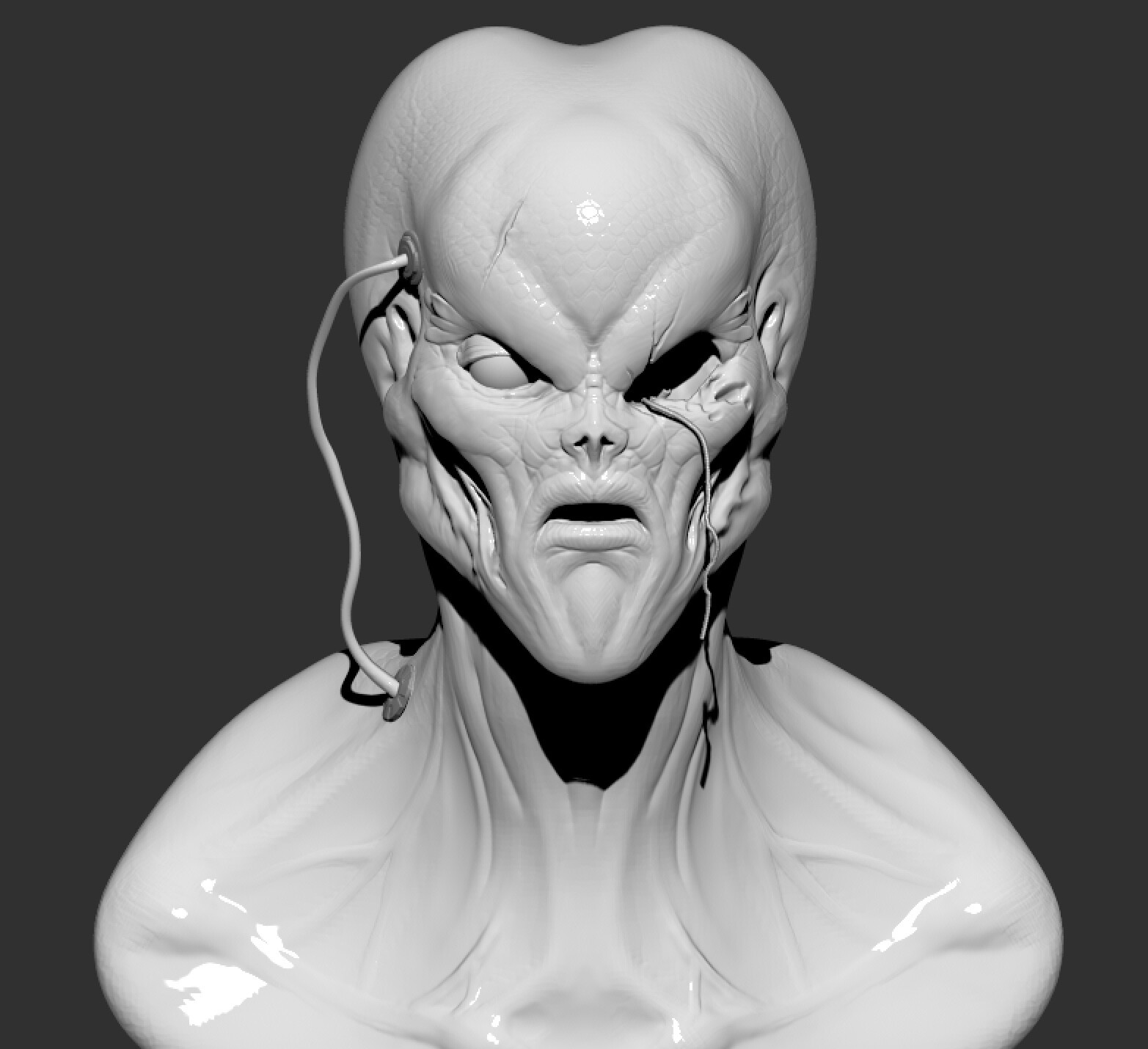 ArtStation - Alien cyber zombie