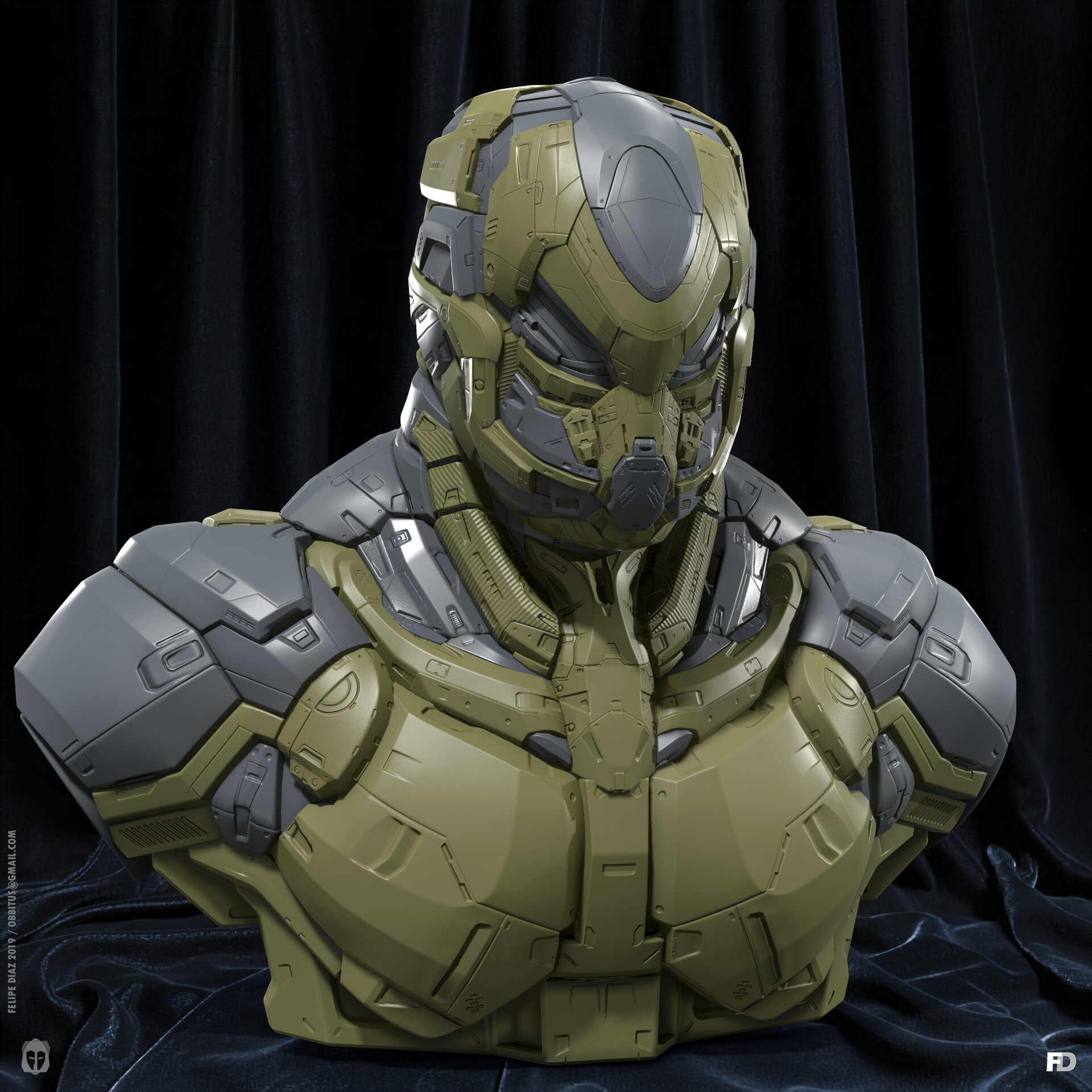 Felipe Diaz - TITAN DARWIN SCULPTURE