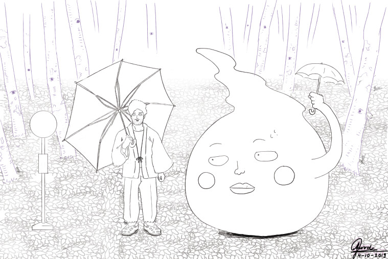 mob psycho coloring pages