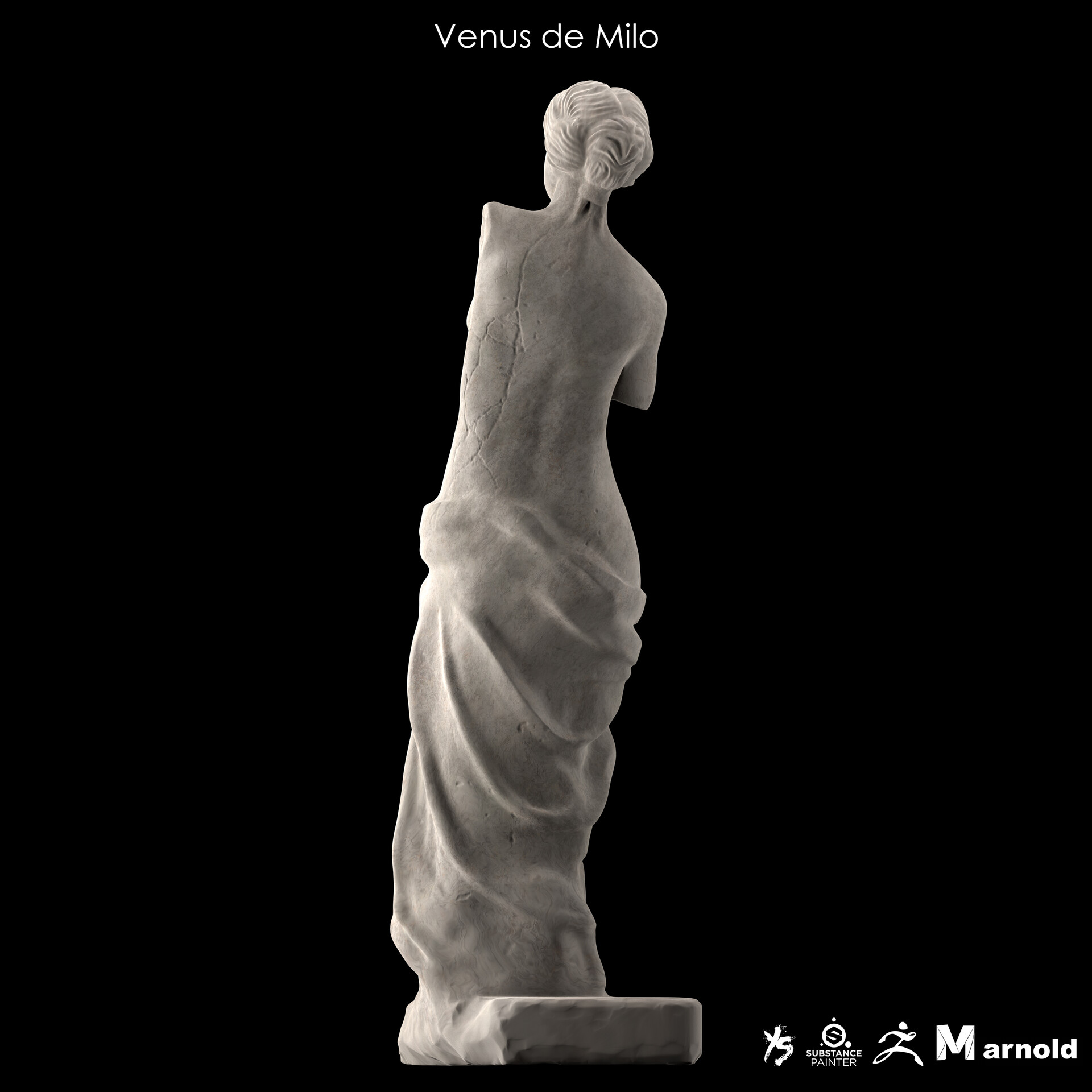 venus de milo back