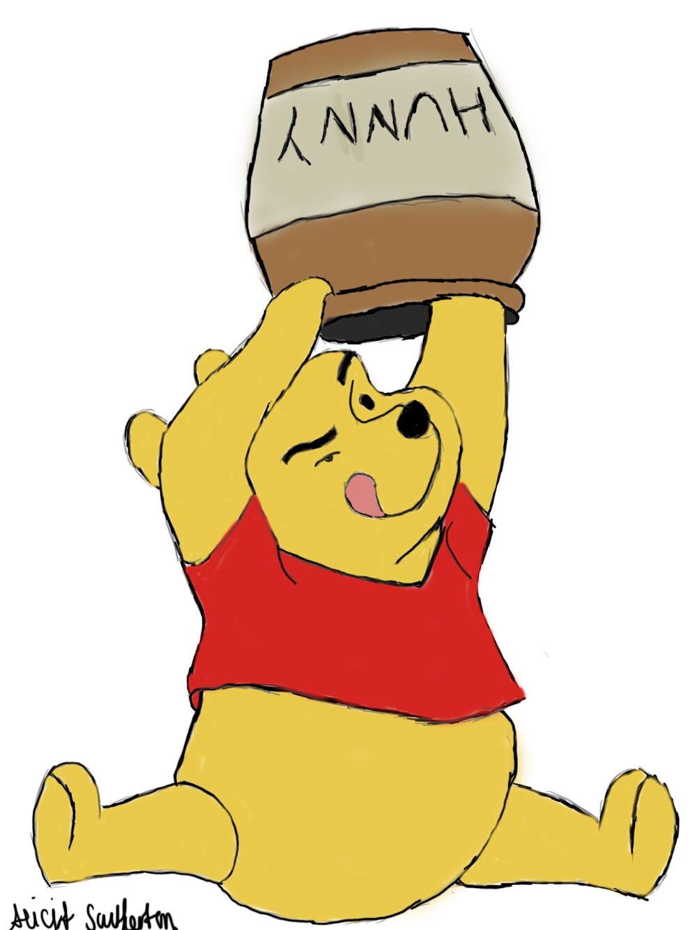 ArtStation - Winnie The Pooh, Art Commission