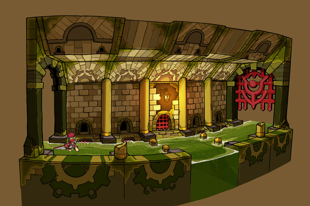 ArtStation - Wollee's Castle (Sewer Stage)