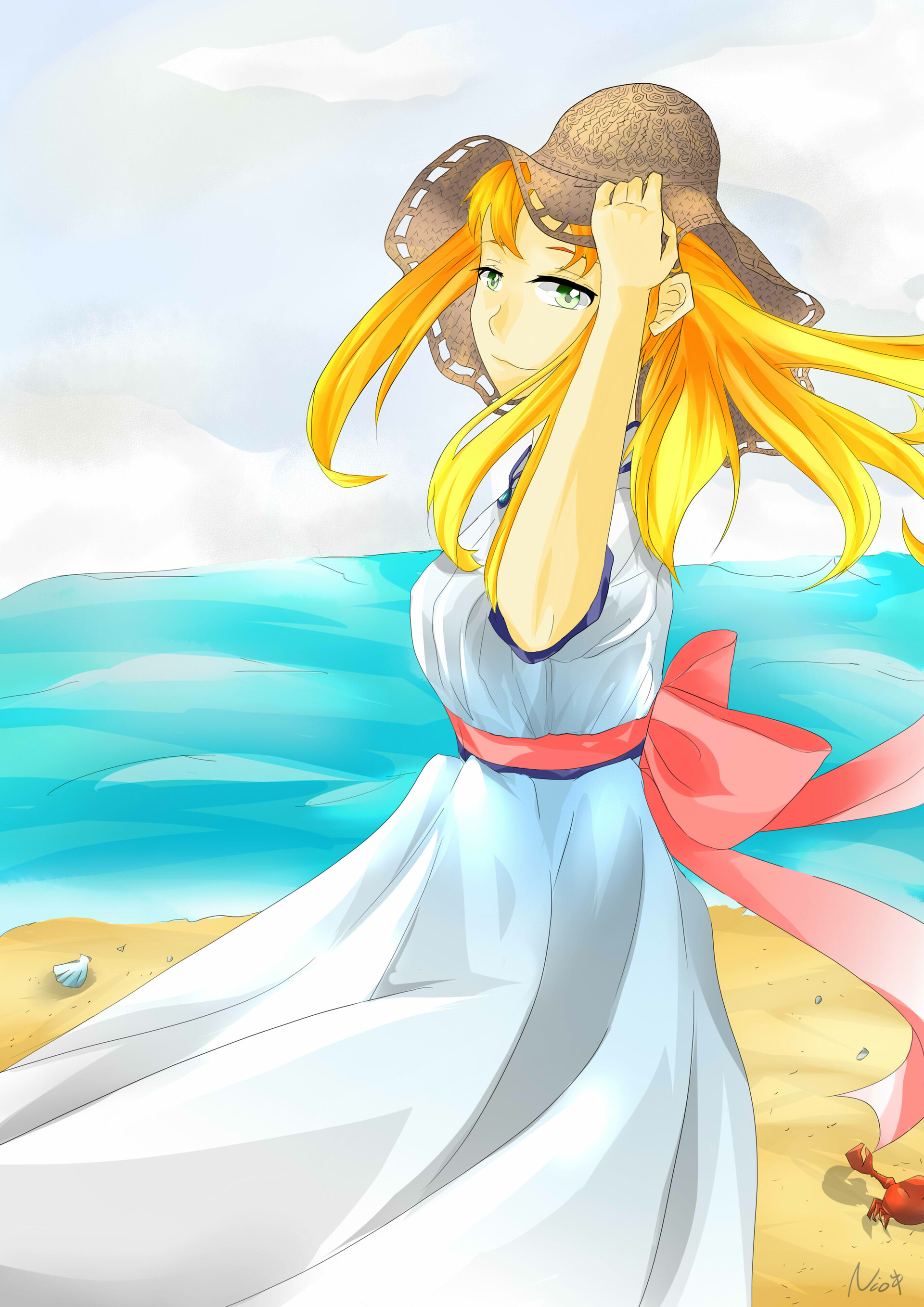 ArtStation - 夏日風光 Summer Time, niou Nio