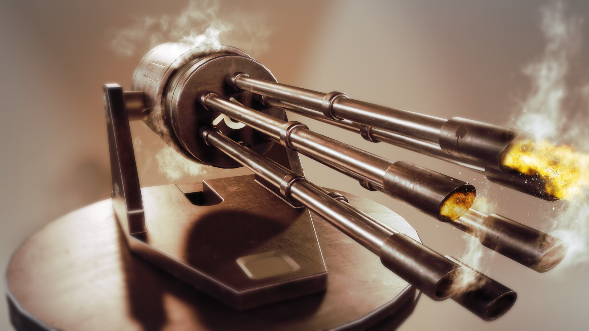 ArtStation - Old minigun