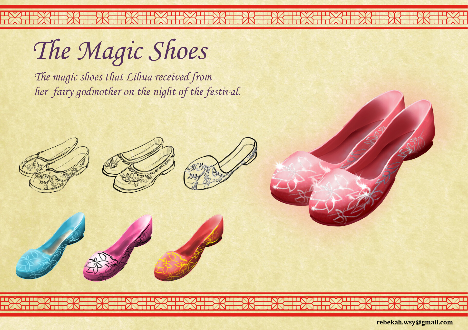 ArtStation - Prop Design: The Magic Shoes