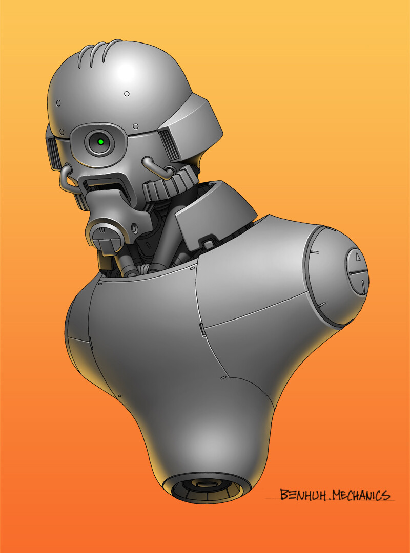 ArtStation - Mech Bust