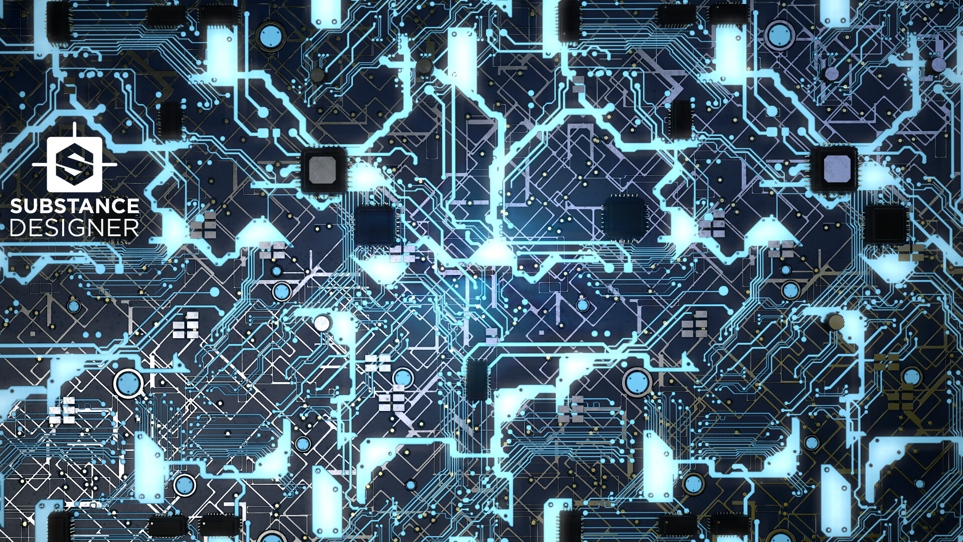 ArtStation - Machine Microchip/Motherboard Substance Designer Tiling ...