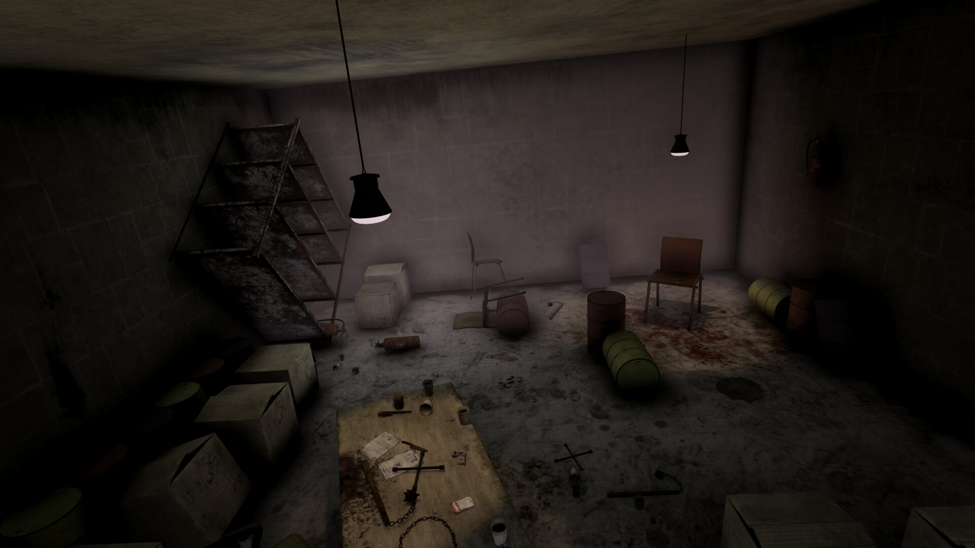 ArtStation - Old Interrogation Scene