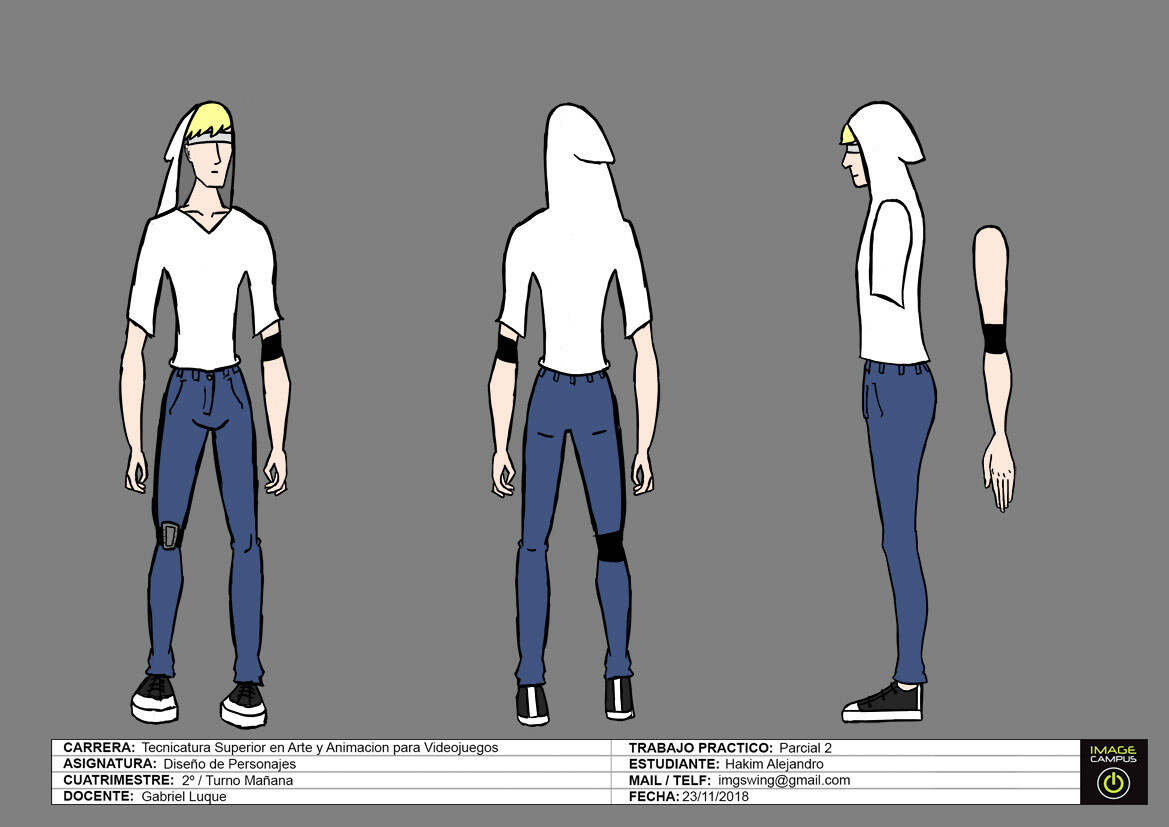 Alejandro Hakim - Runner Character Design