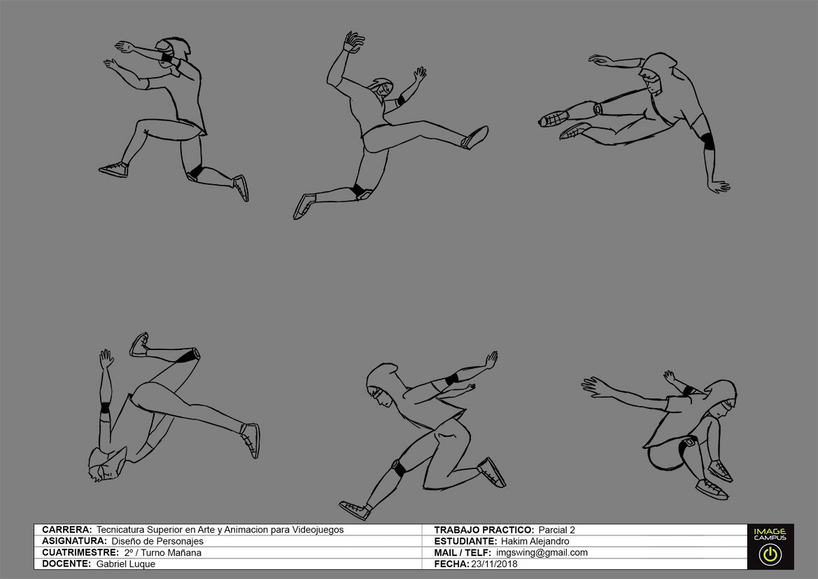 Alejandro Hakim - Runner Character Design