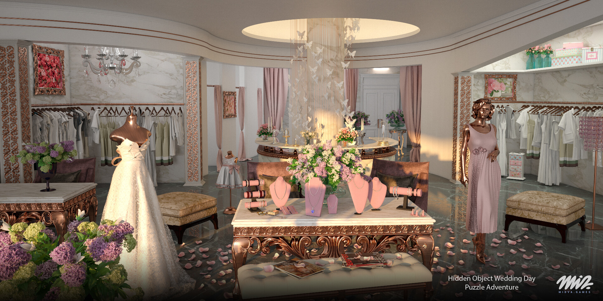 ArtStation - 3D Scene for Hidden Objects Wedding Day