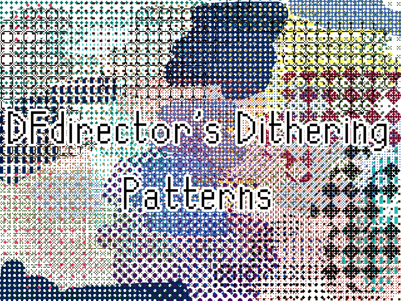 ArtStation - DFdirector's Dithering Patterns Ver 2 Free (CS5+, PAT + jpgs)