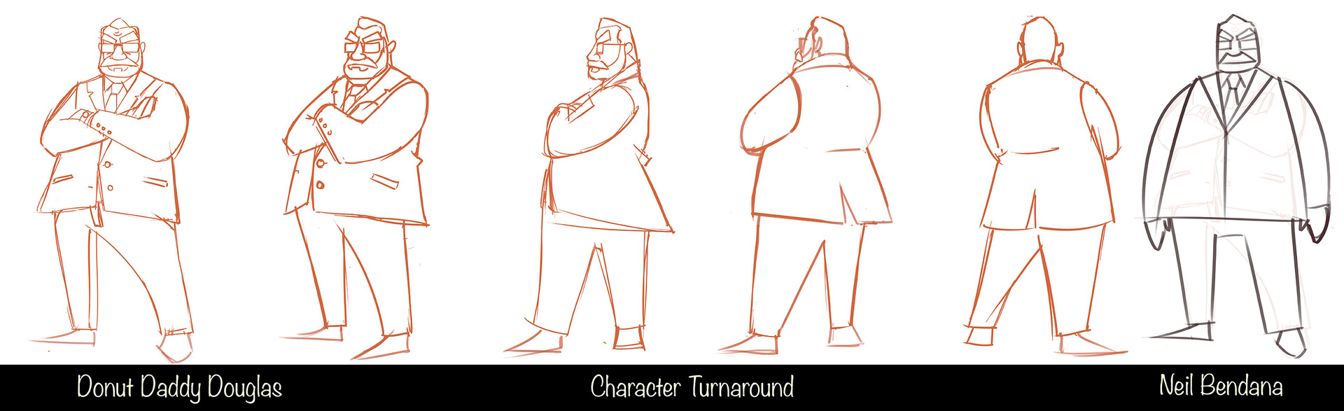 Neil Bendana - Donut Dad Douglas Character Design & Concept Pitch