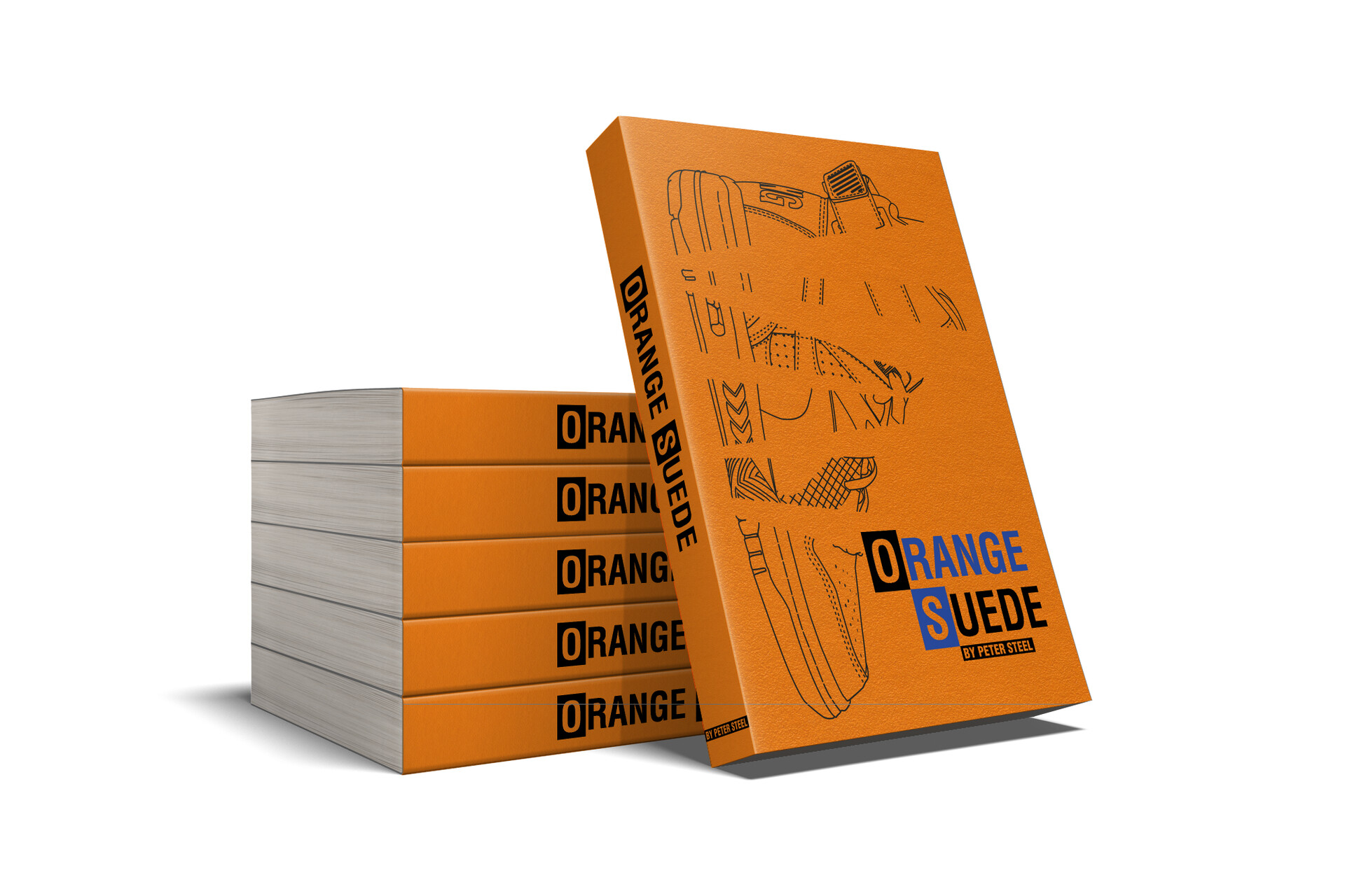 Peter Steel - Orange Suede Cover