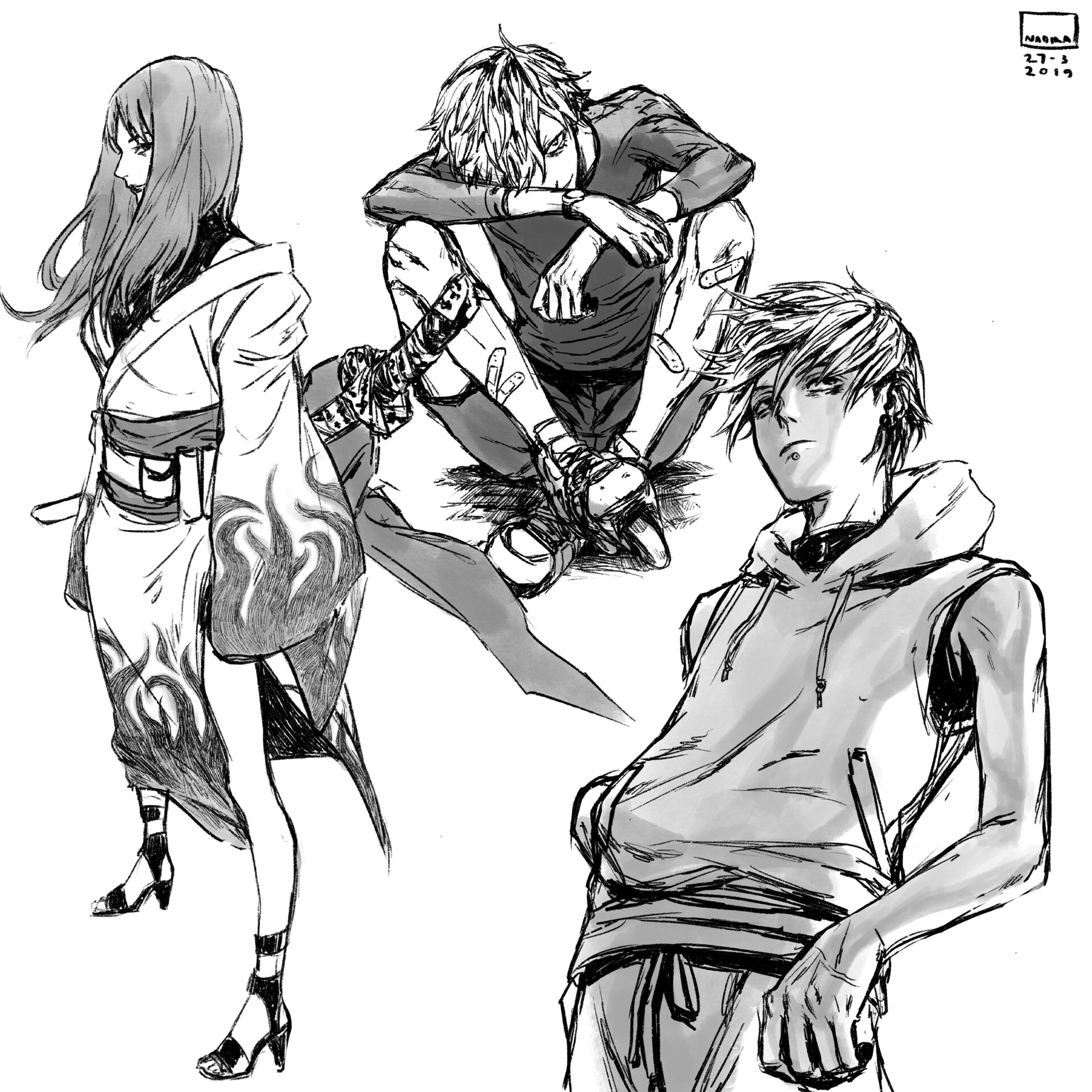 ArtStation - Doodles using procreate