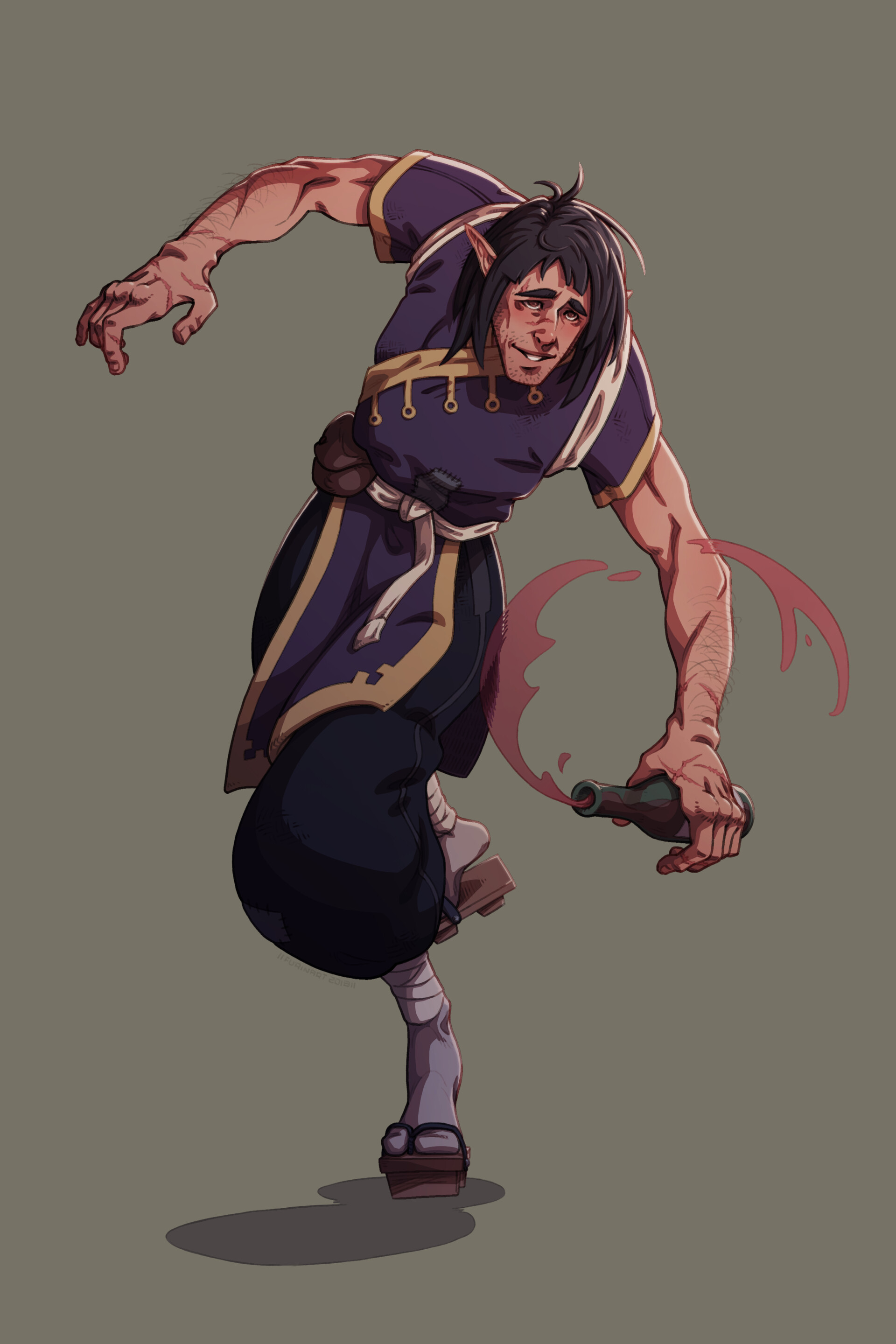 ArtStation - Commission: Drunken Master