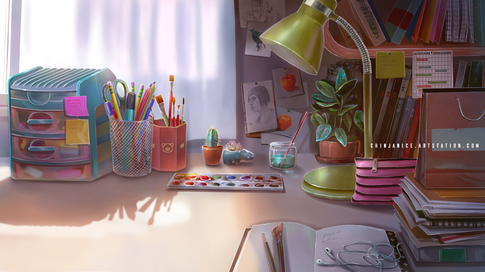 ArtStation - BACKGROUND ART OF CHKL