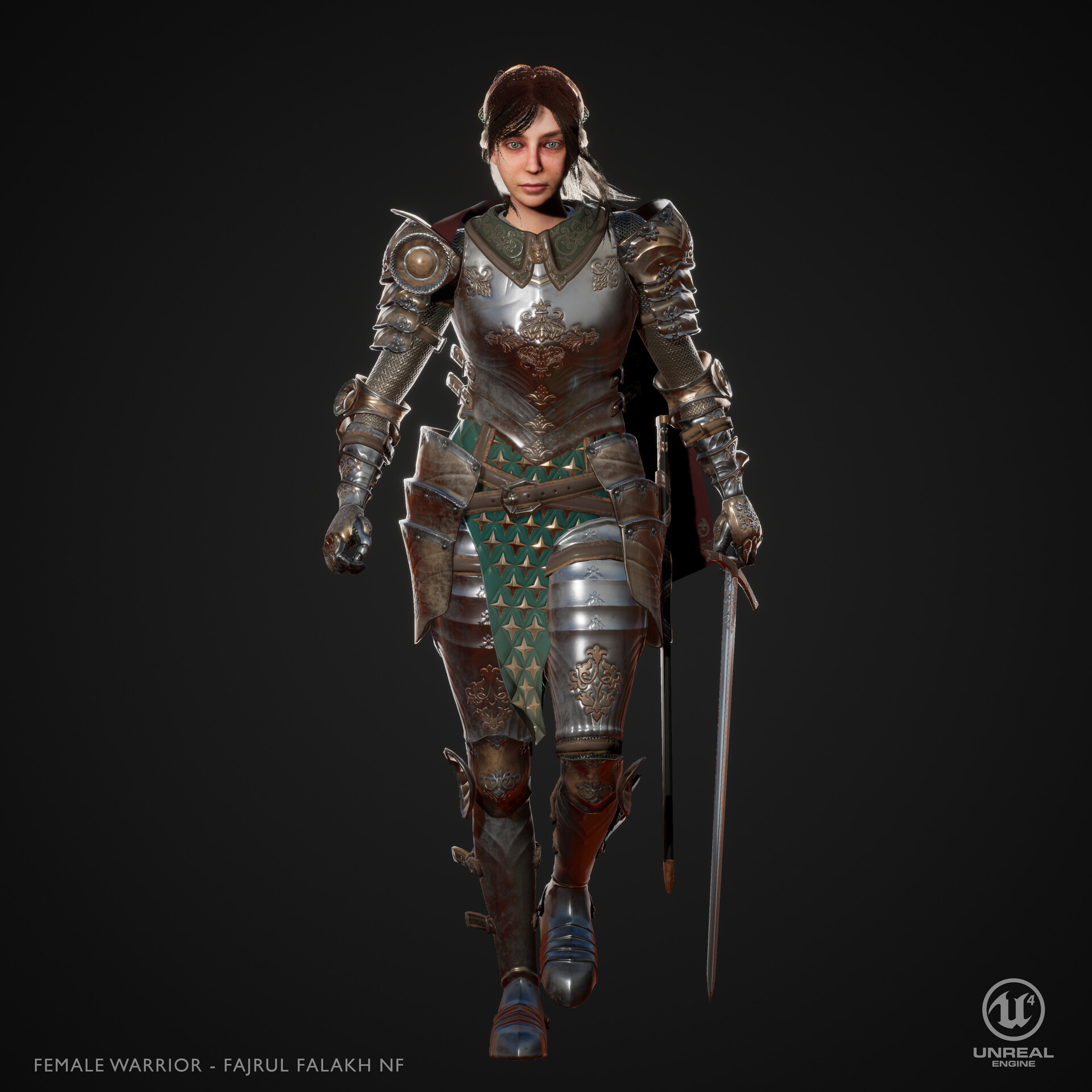 Fajrul FN - FEMALE WARRIOR - UE4 Game Character
