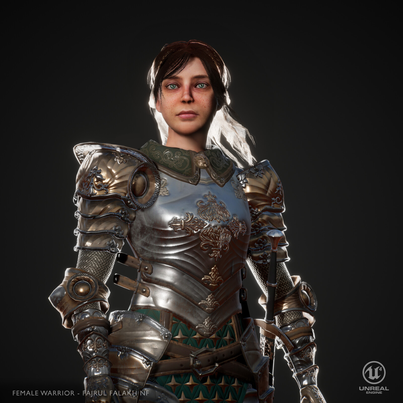 Fajrul FN - FEMALE WARRIOR - UE4 Game Character
