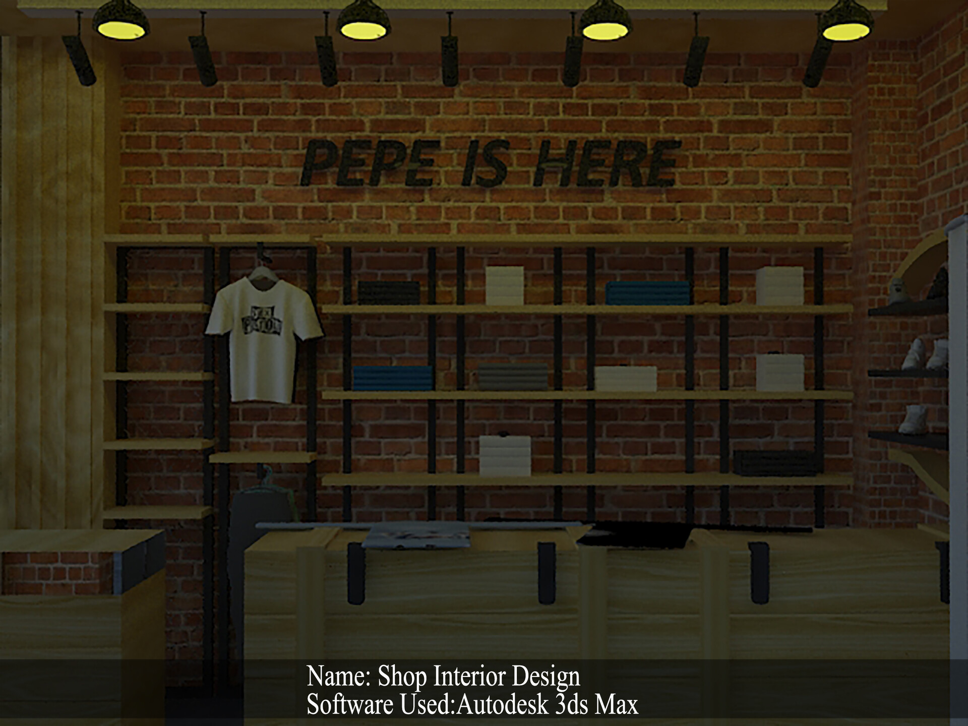 ArtStation - Shop Interior Design