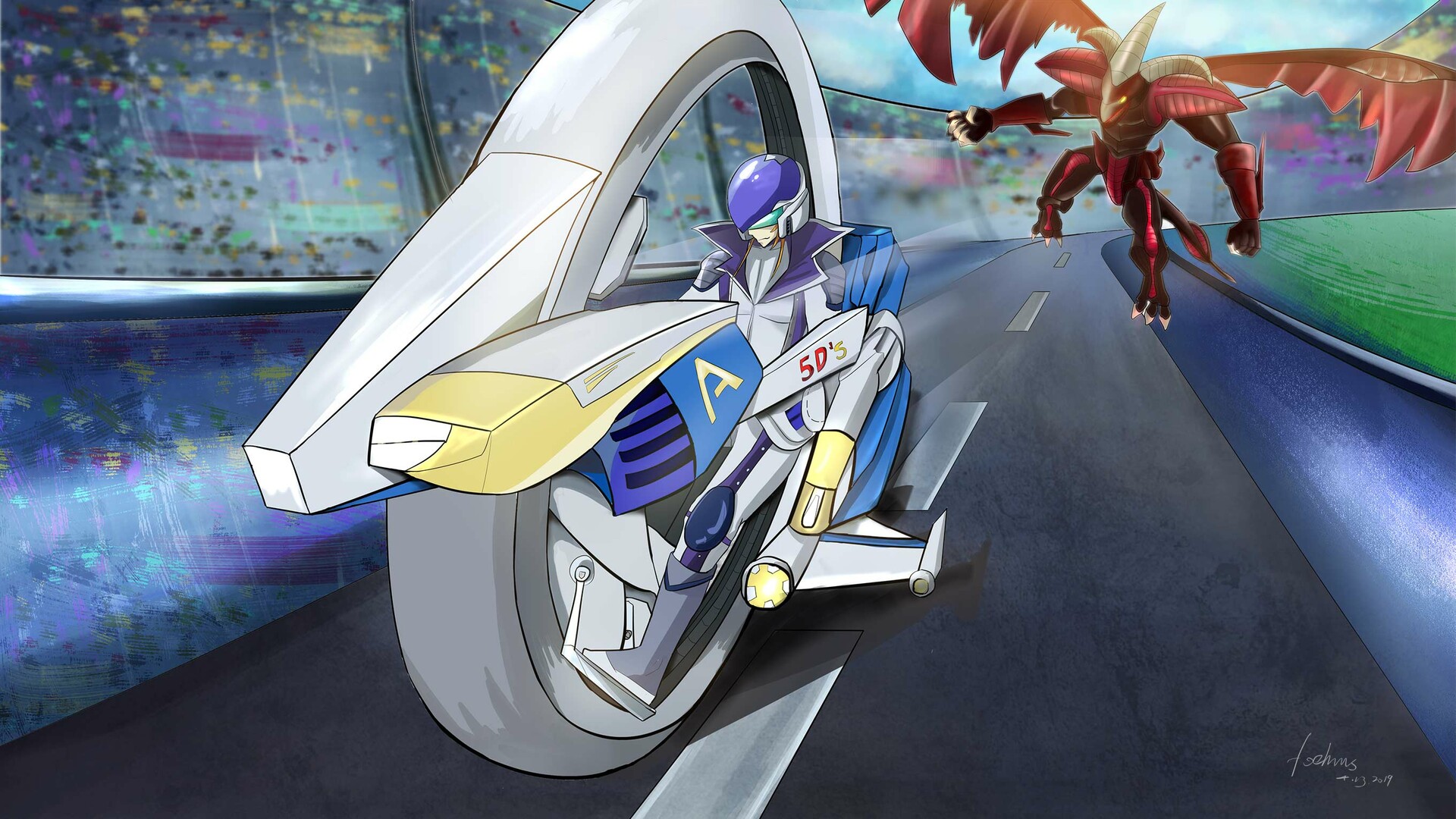 Yugioh 5ds Jack Atlas Duel Runner