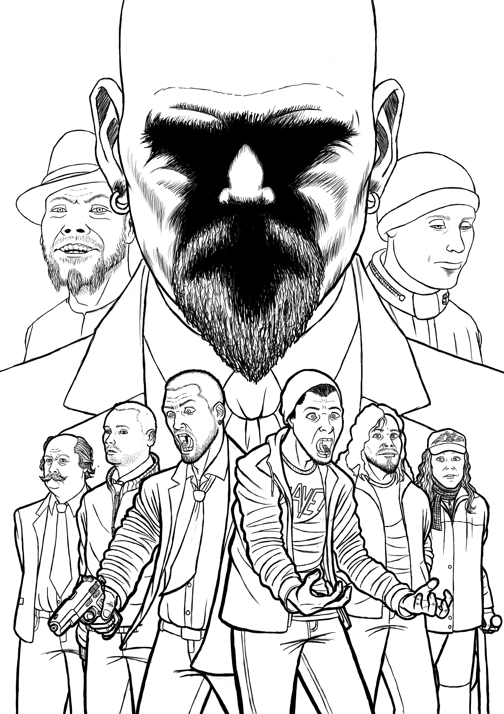 breaking bad coloring sheet