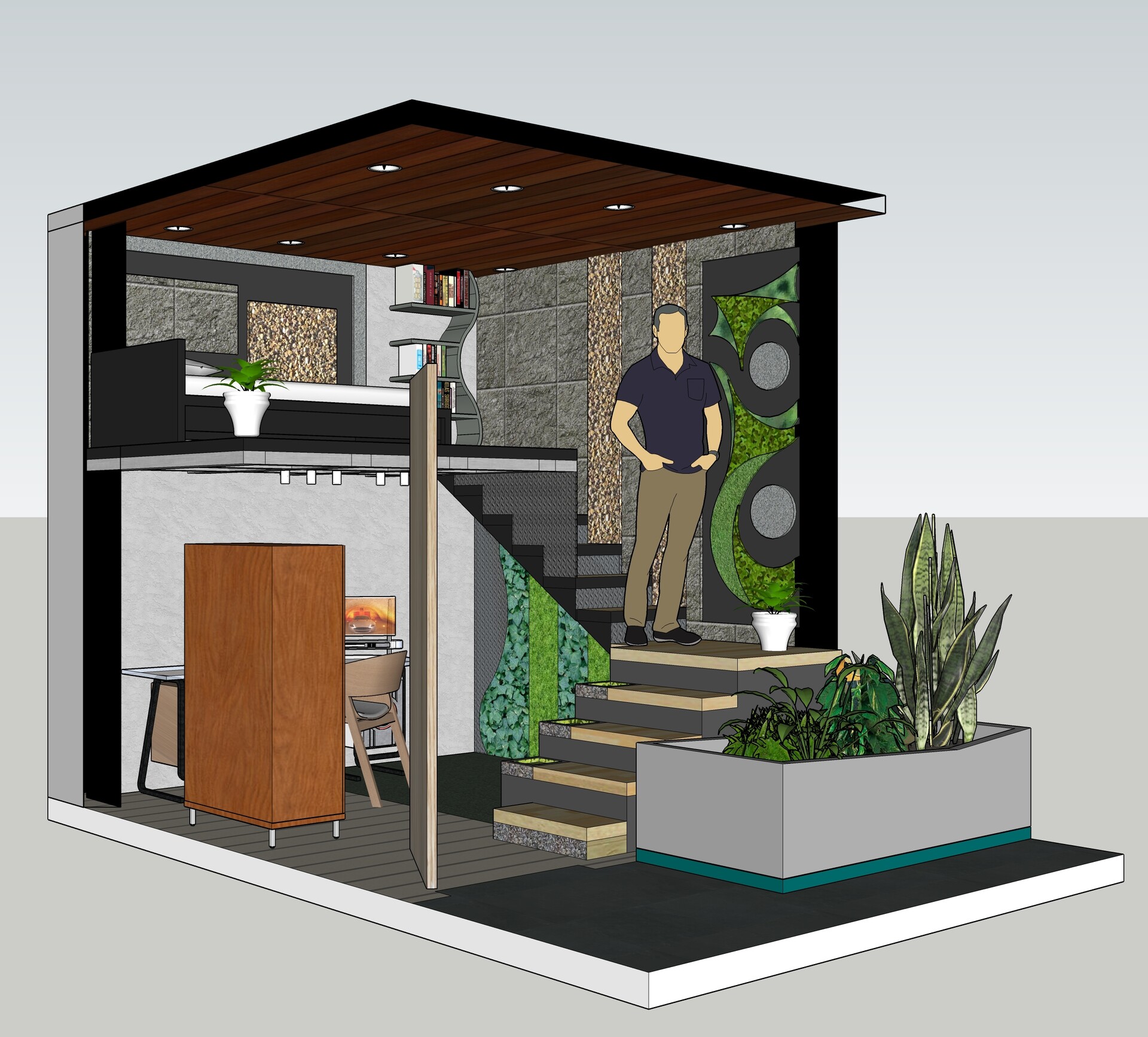 Cubicles Small House Plans