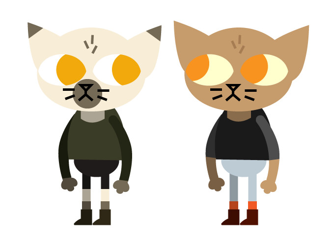 how to draw night in the woods style