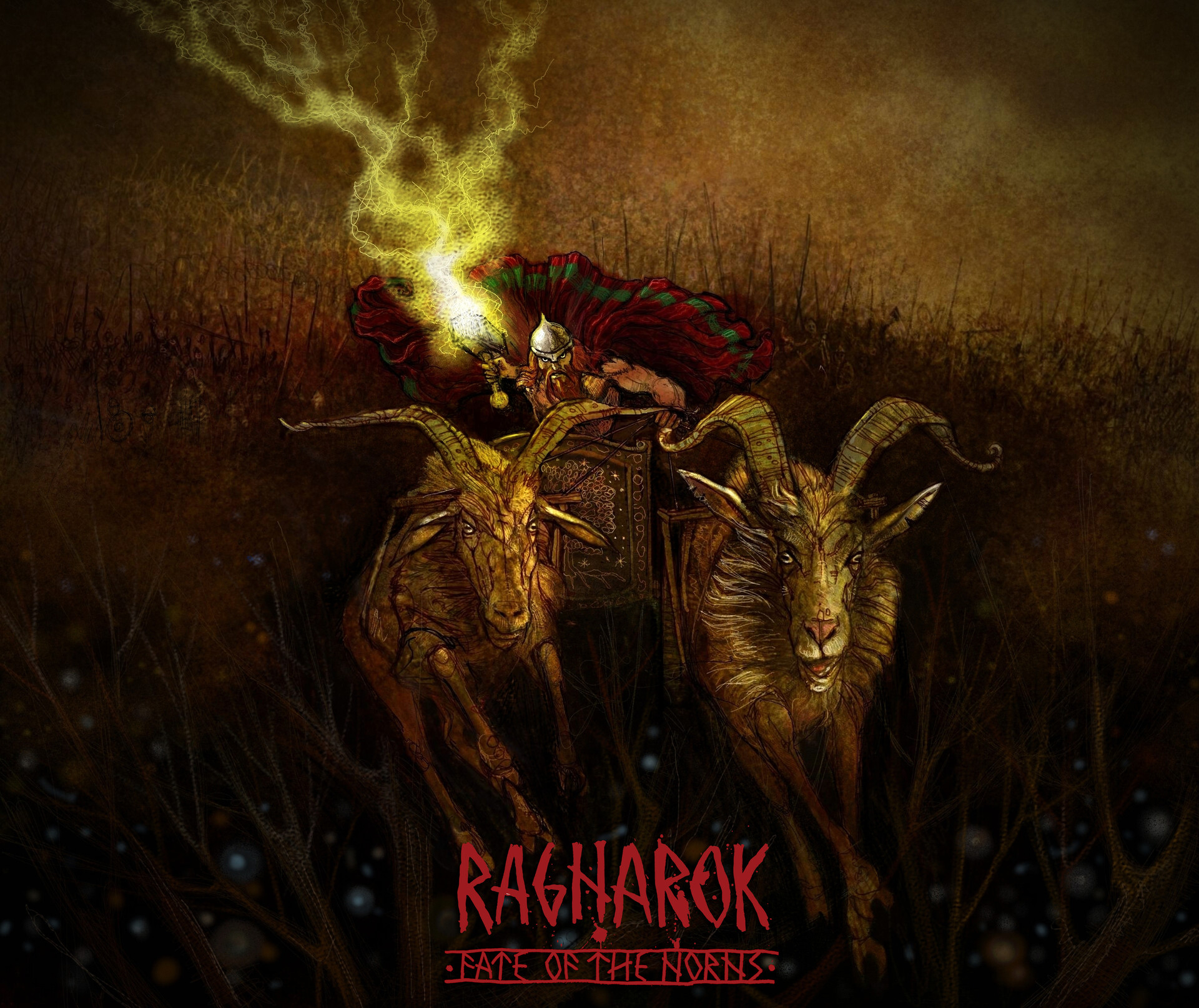 ArtStation - Thor rides to battle!