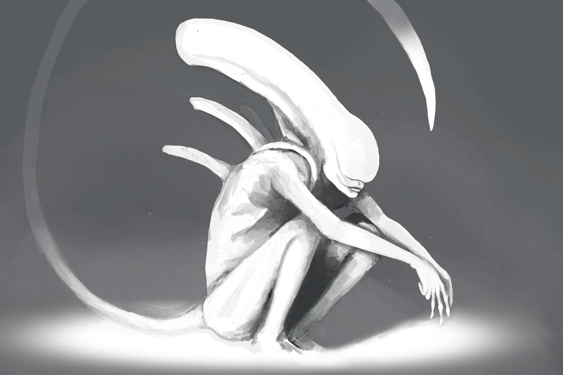 ArtStation - Alien fan art