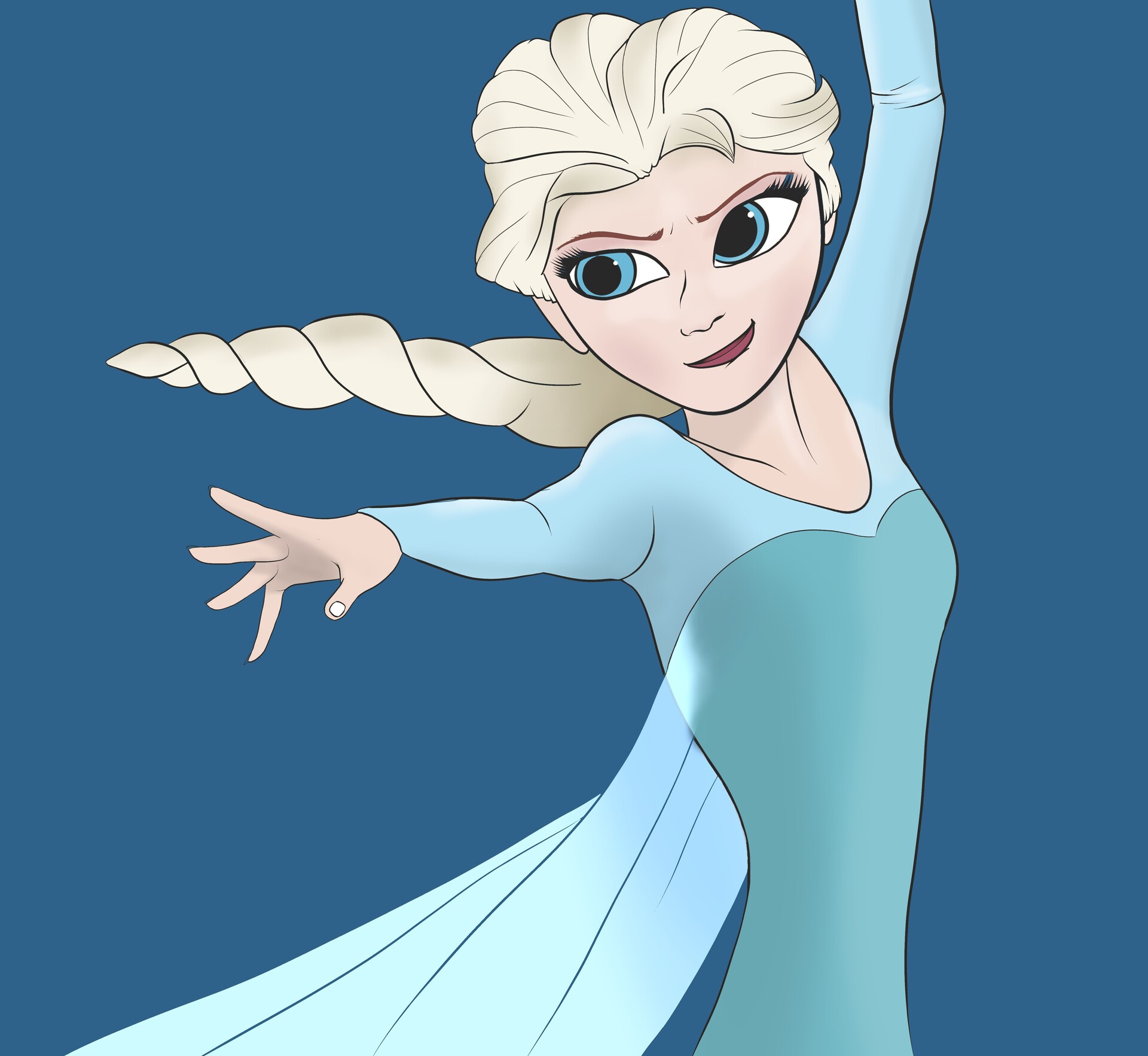 ArtStation - Elsa: Fanart