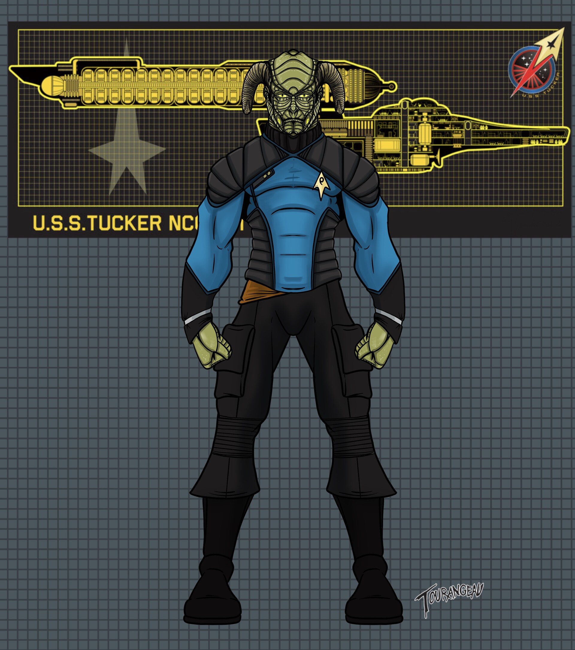 ArtStation - Border Patrol Alien concept