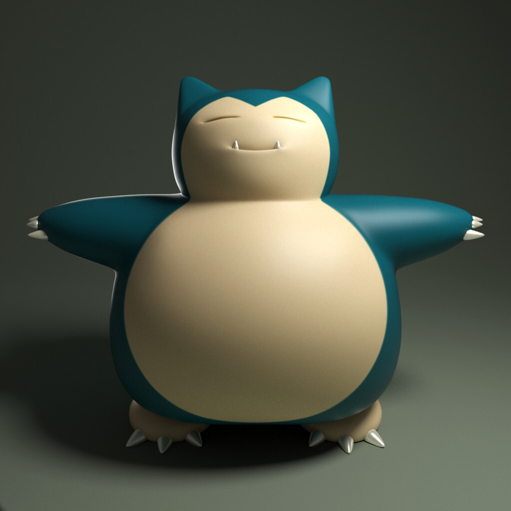 ArtStation - Snorlax 3D model