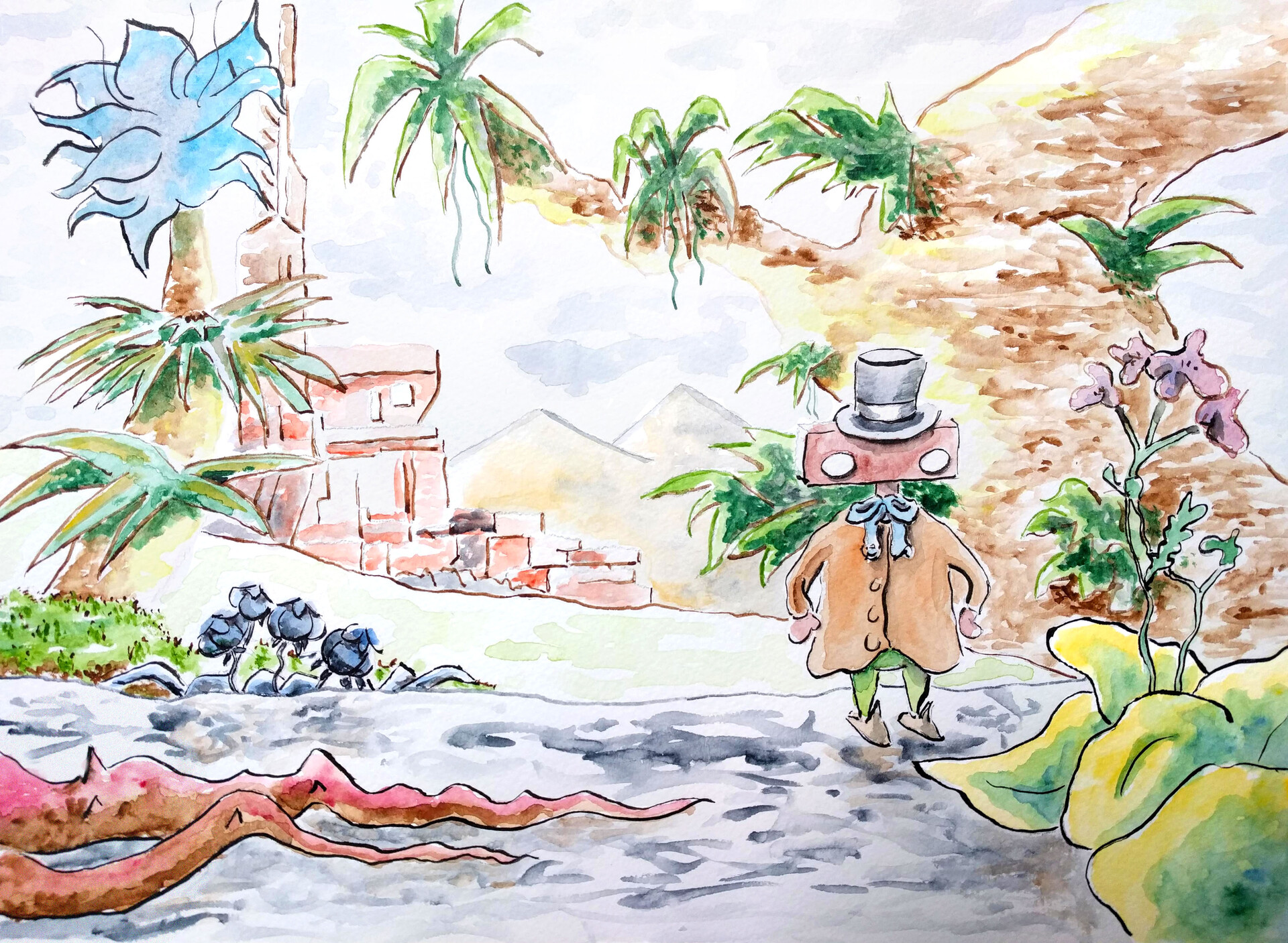 ArtStation - Lost robot Beatrix Potter inspired