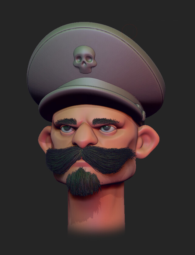 ArtStation - Moustache General WIP