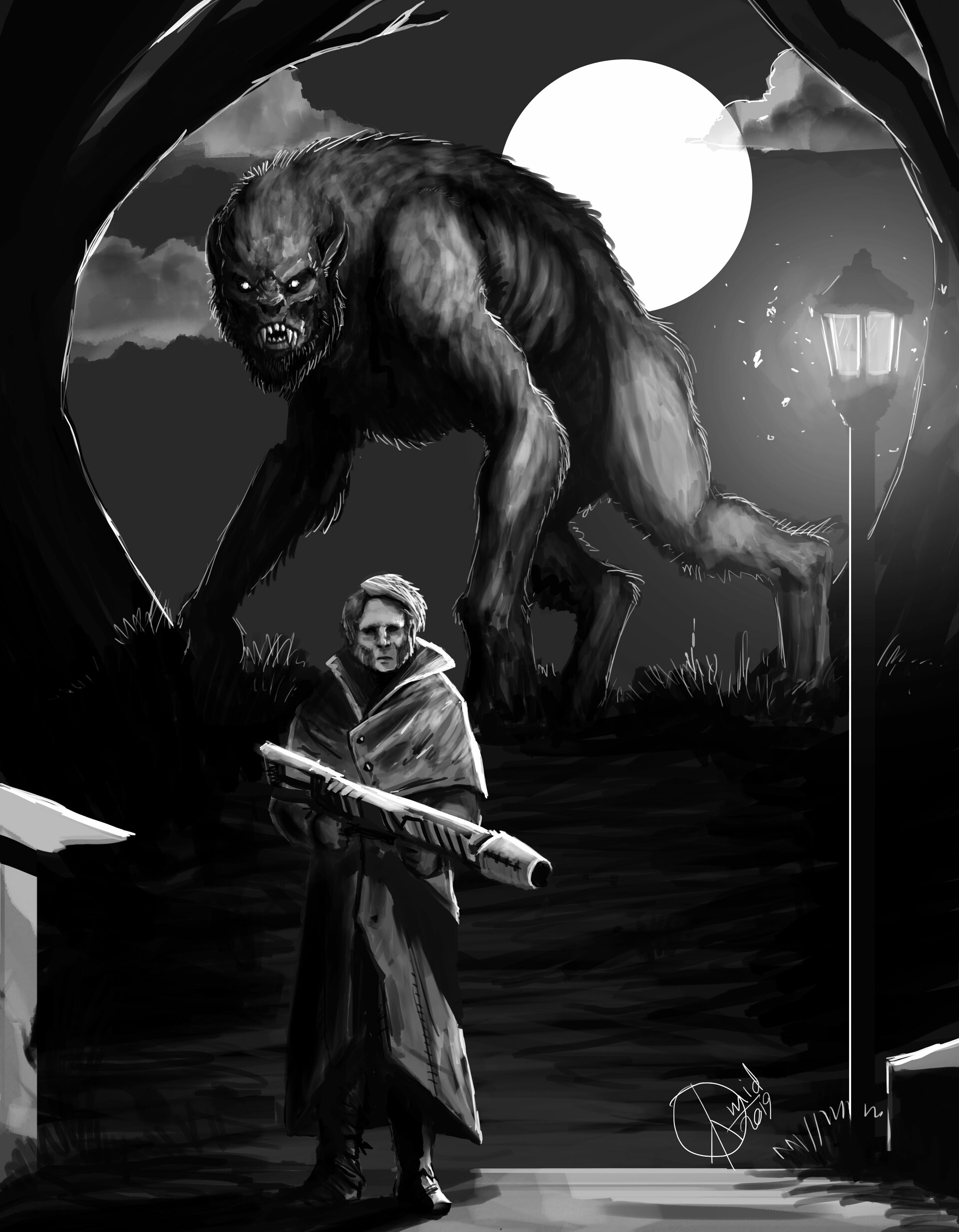 ArtStation - PsssST there is Lycan behind you Sir