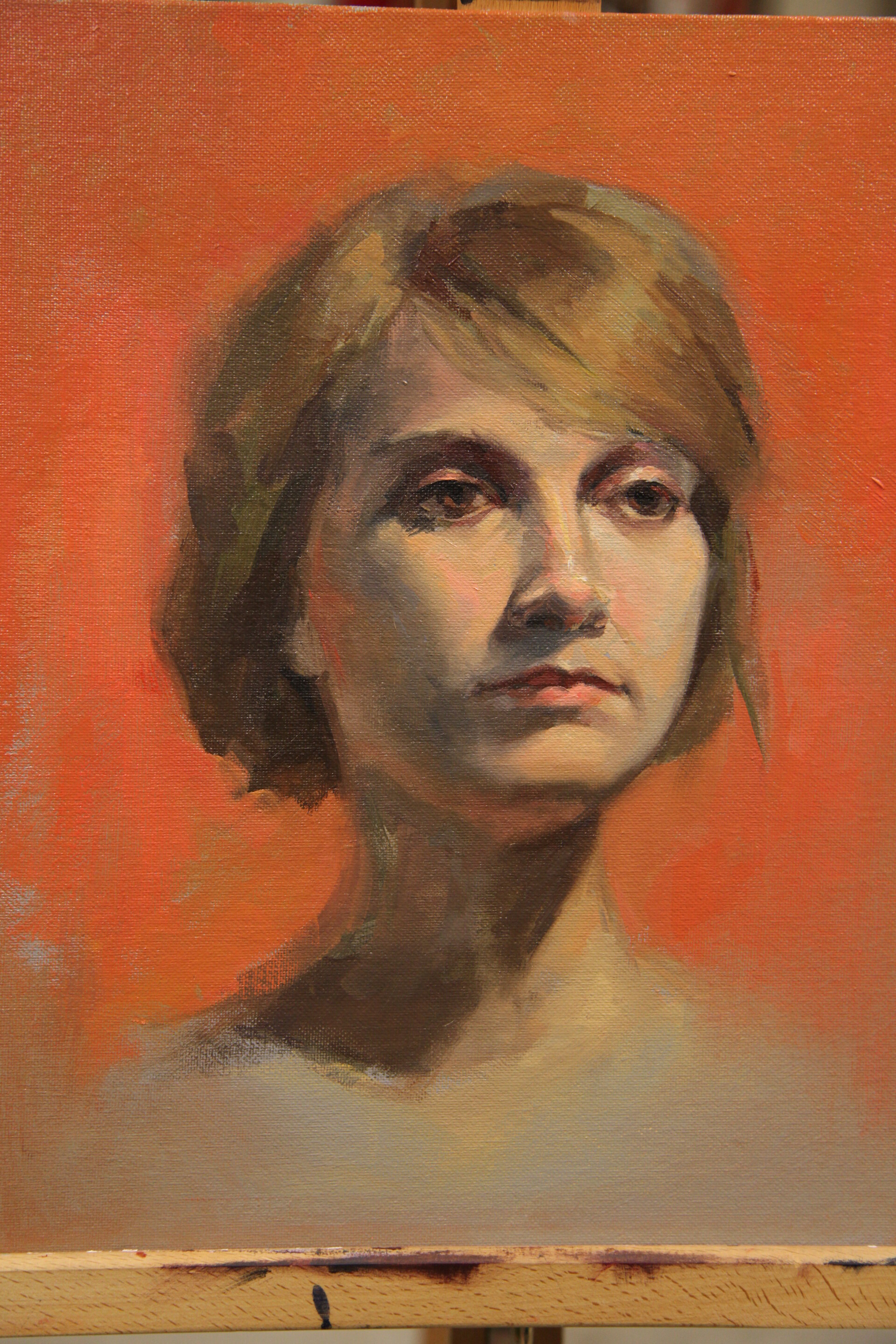 ArtStation - 2 hours of oil painting study