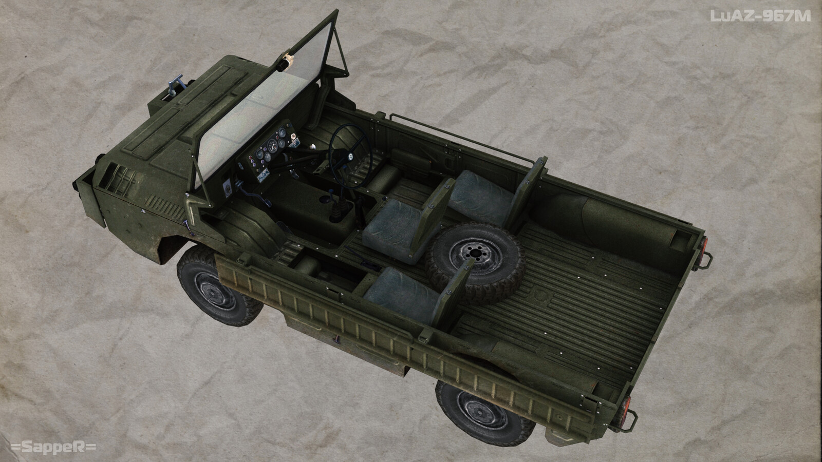 Serg Sapper - LuAZ-967M Transporter of the Front Line