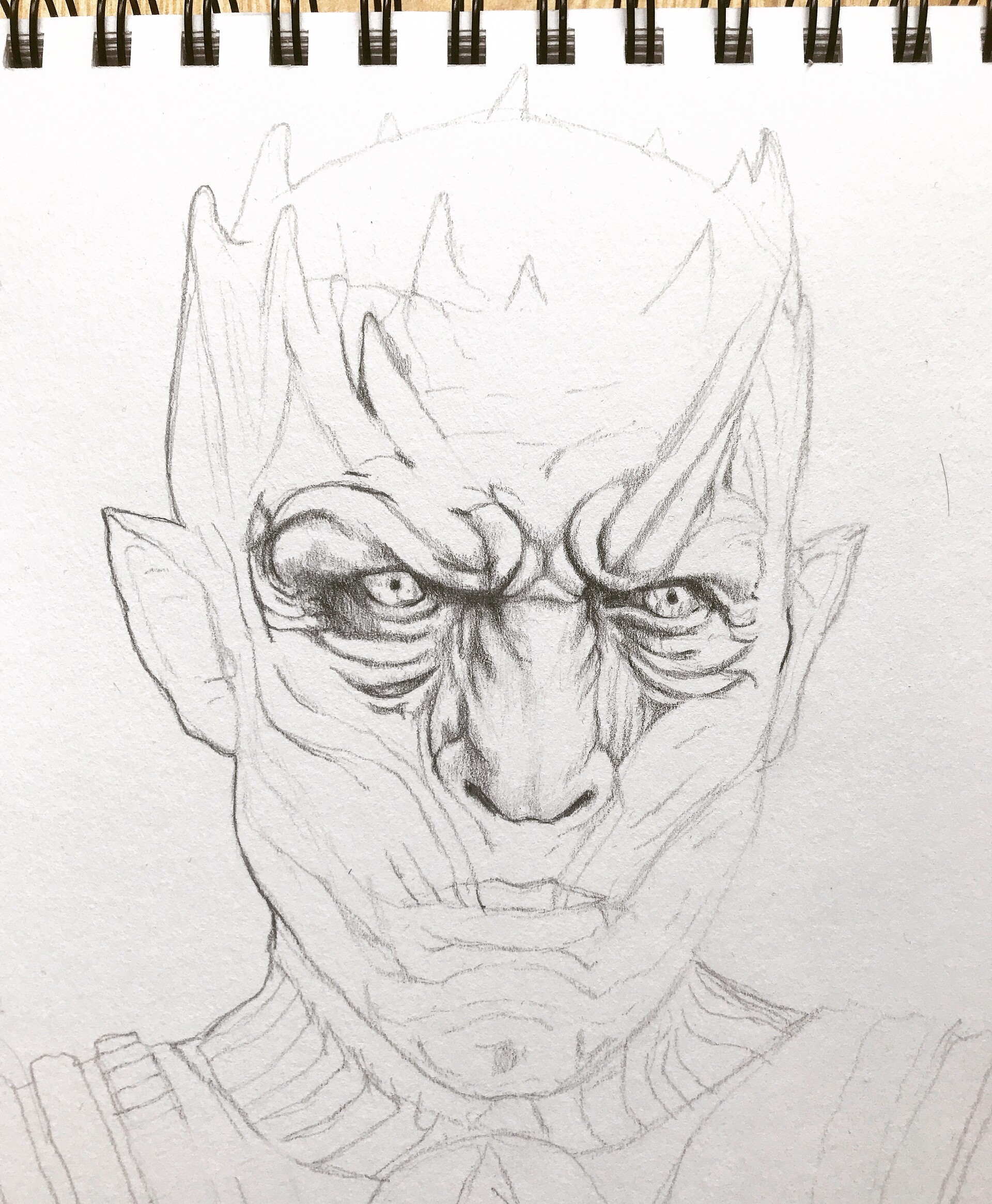 how to draw the night king step by step