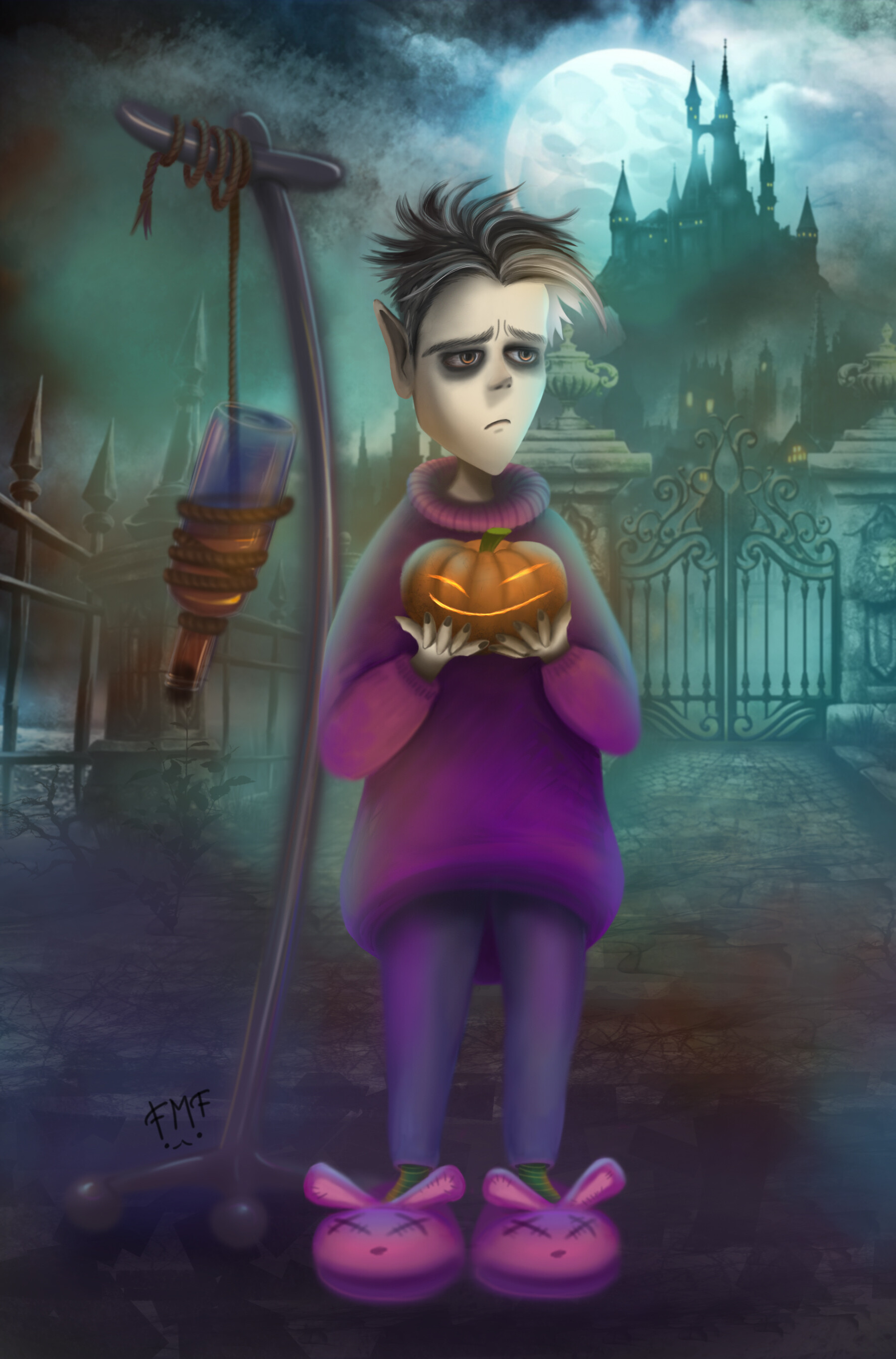 ArtStation - cute vampire