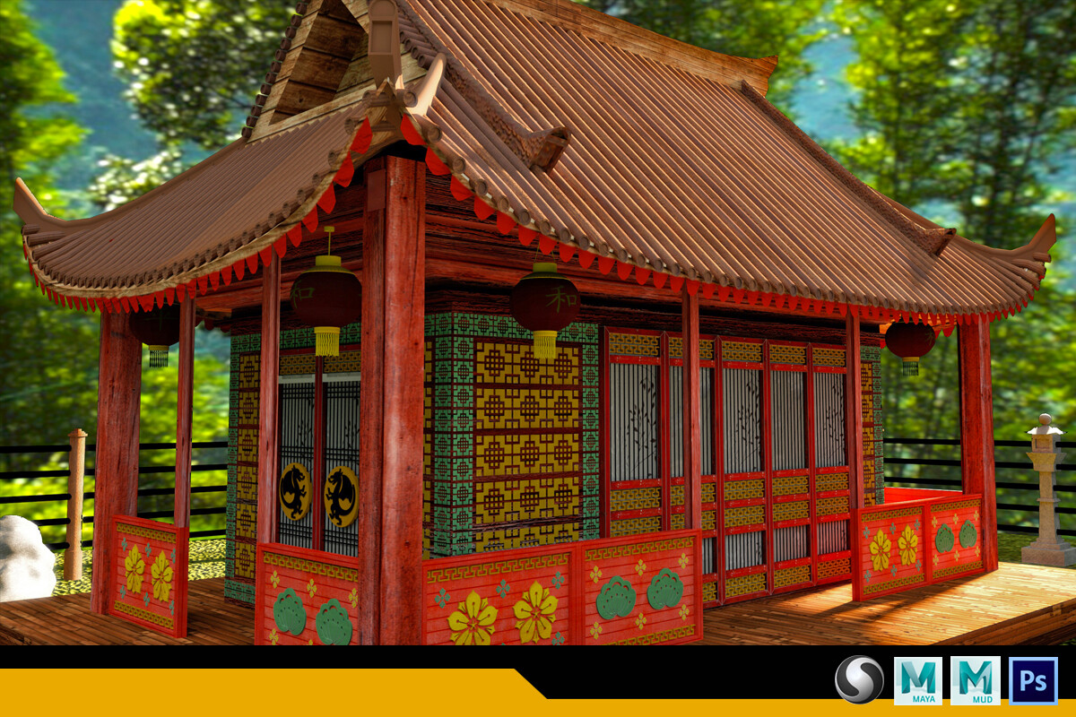 ArtStation - Chinese house