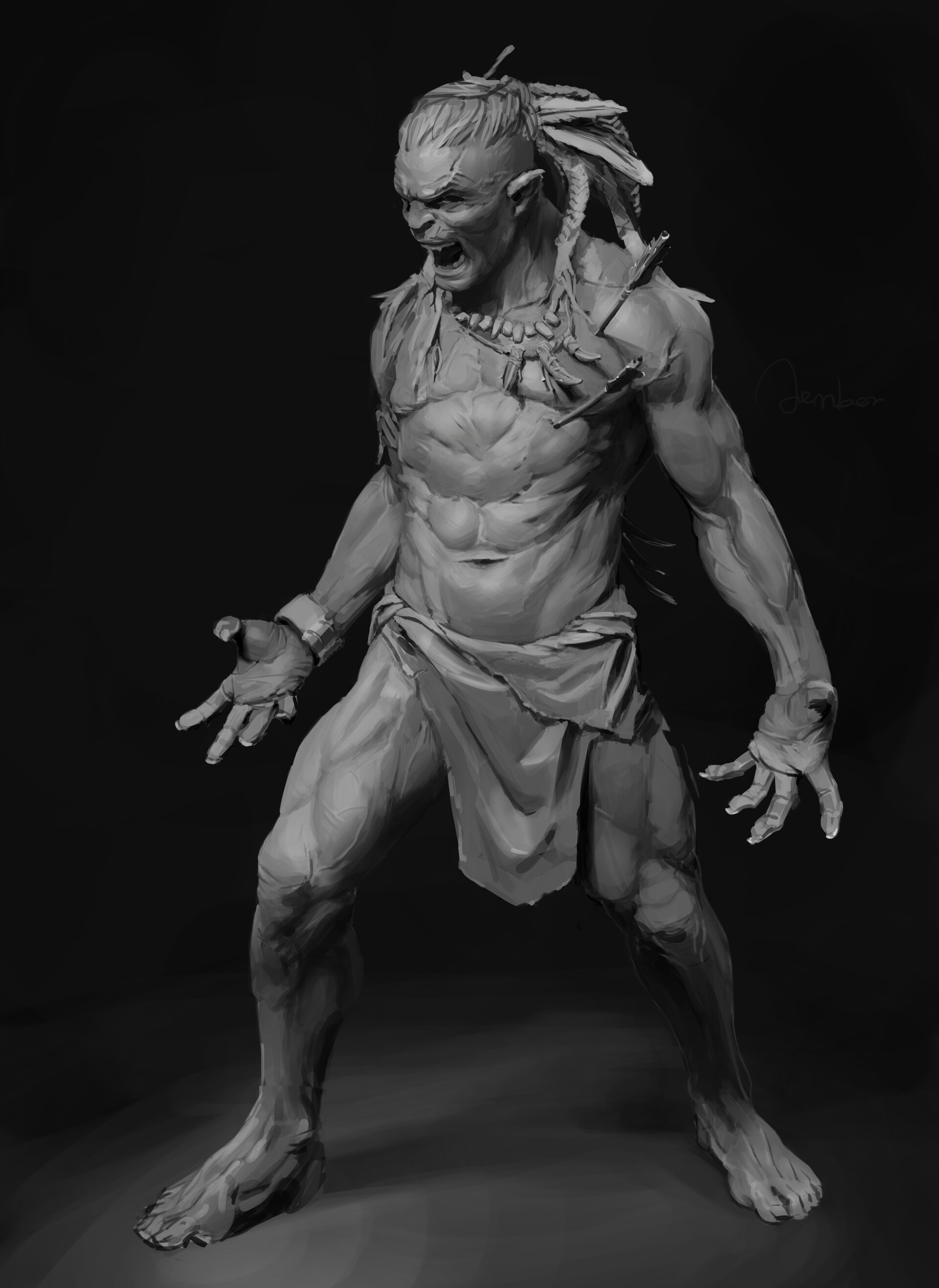 ArtStation - Orc study