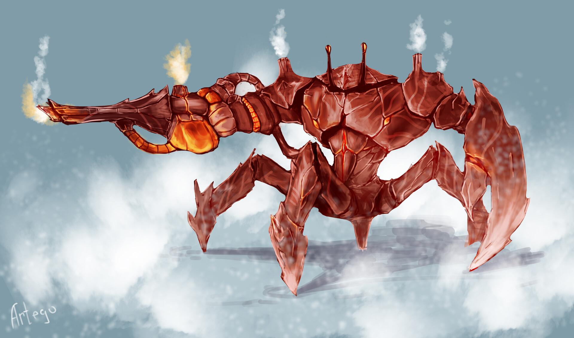 ArtStation - Heat claw