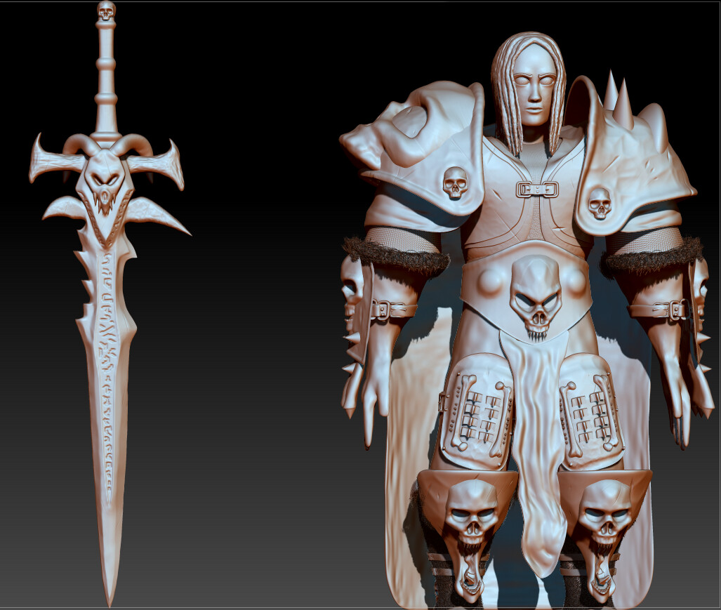 ArtStation - World of Warcraft lich knight