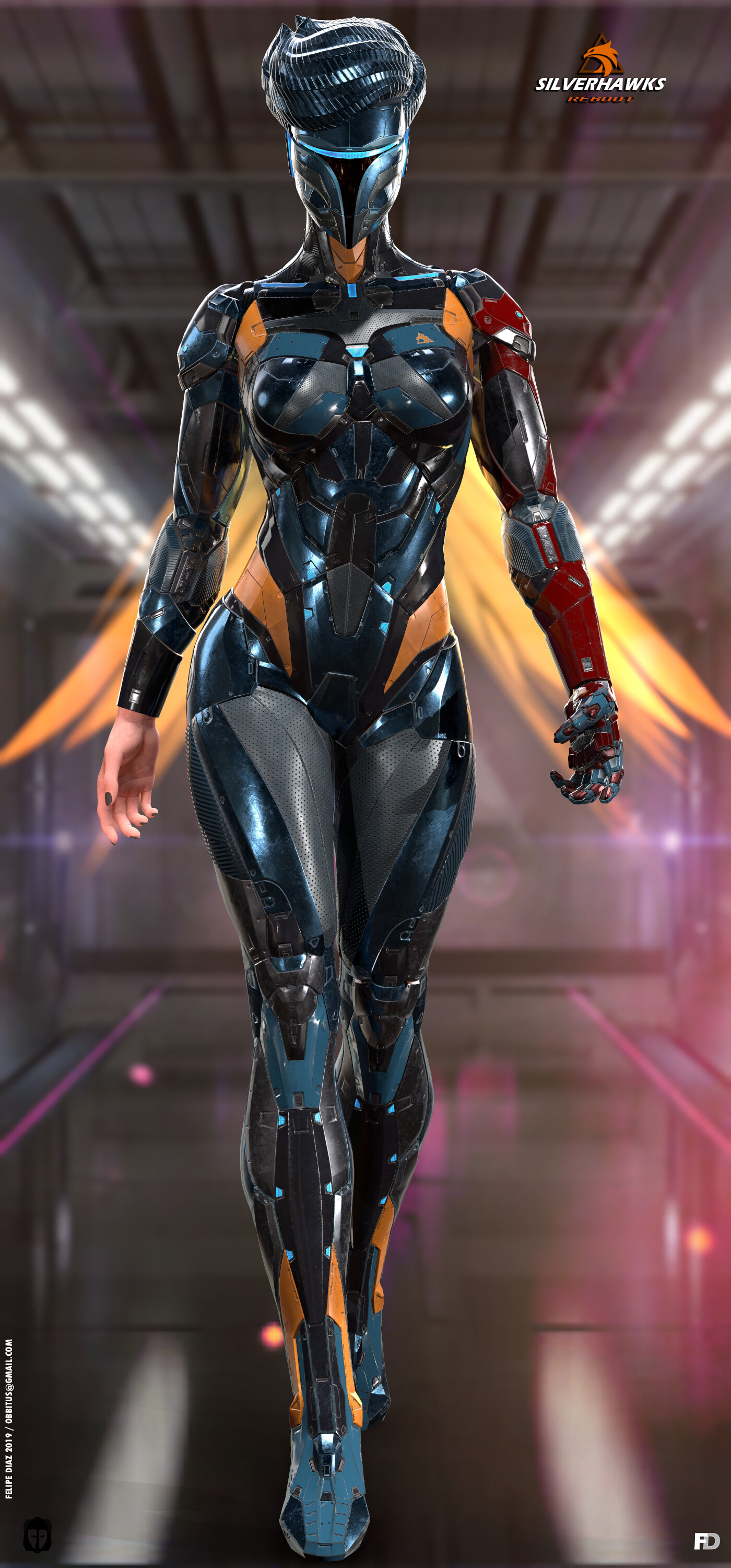 ArtStation - STEELHEART (Acerina) SilverhawkS REBOOT FANART