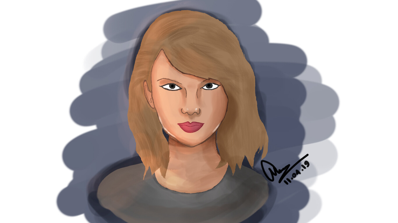 ArtStation - Portrait of Taylor Swift
