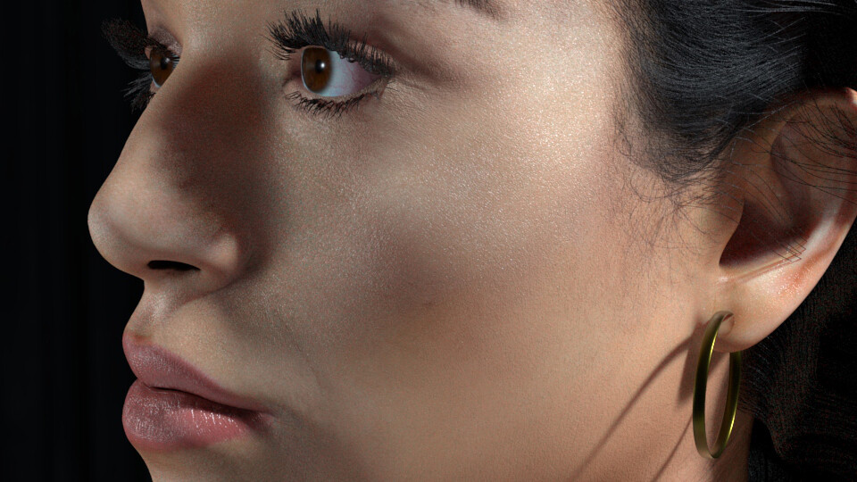 ArtStation - Skin Study with Arnold5