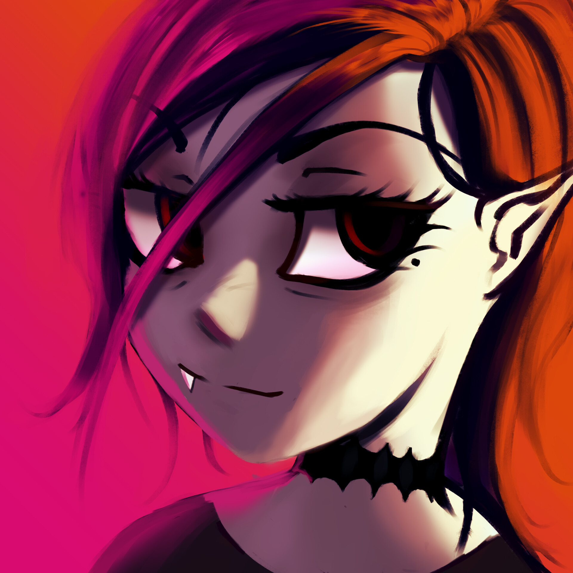 ArtStation - Neon vampire