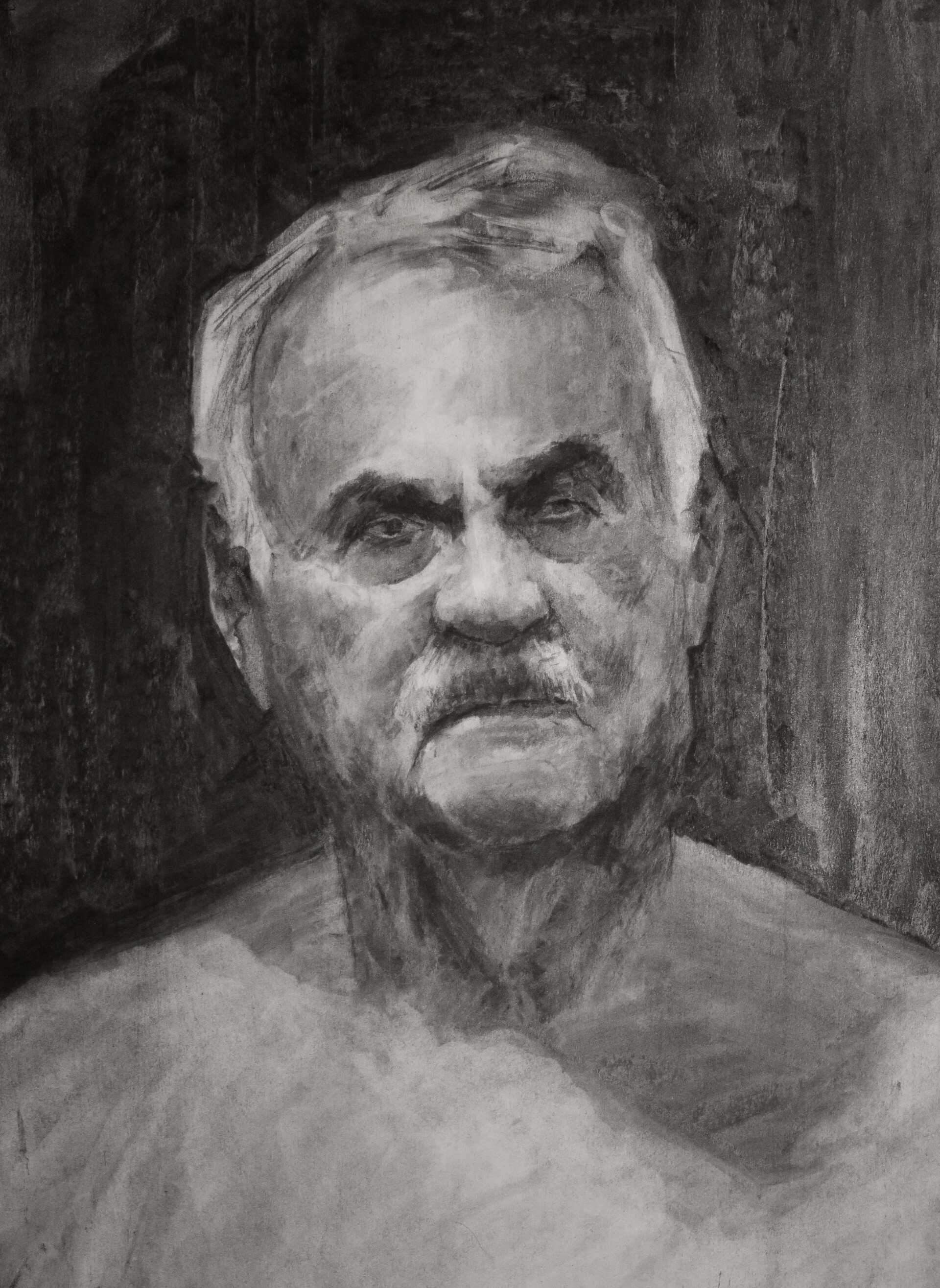 Panka Mattesz - a few charcoal studies